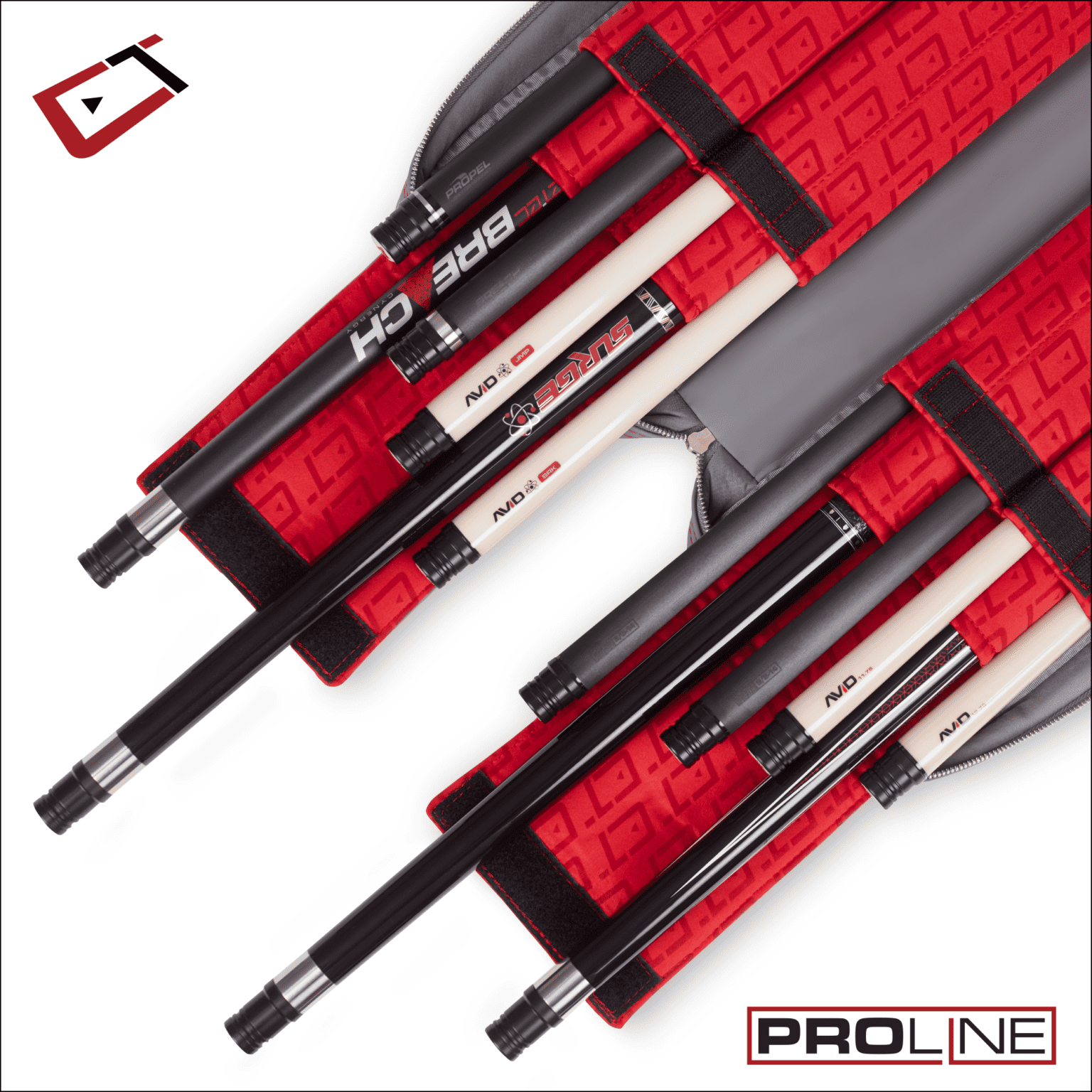 Cuetec Pro Line 4x8 Hard Case; Speed Gray | The Touring's Professional Case